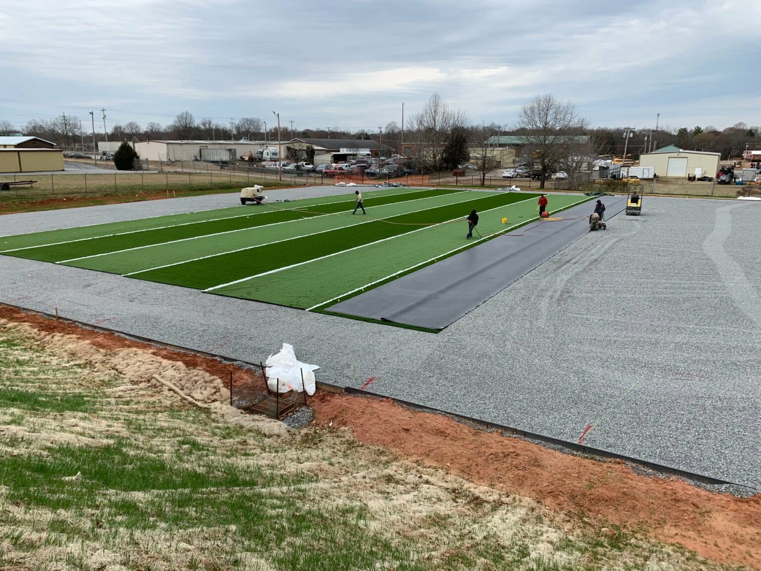 How are artificial turf football fields constructed? - UDC Sports ...